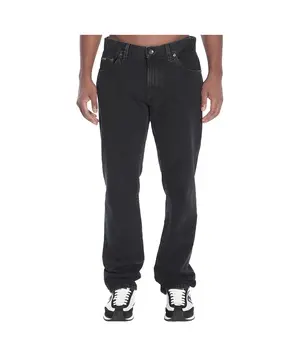 Dolce & Gabbana Logo Plaque Cotton Jeans