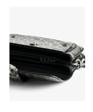 Zadig&Voltaire Voltaire Metallic Leopard Printed Kate Wallet