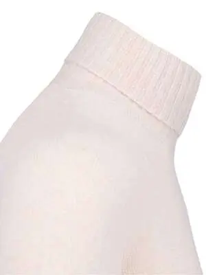 DRUMOHR Ribbed Turtleneck Knit Sweater - Pink