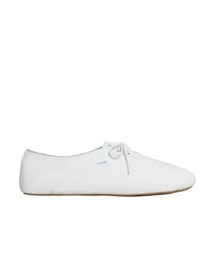 Celine Ballet Lace-up Shoe In Lambskin