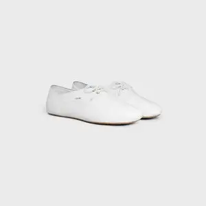 Celine Ballet Lace-up Shoe In Lambskin