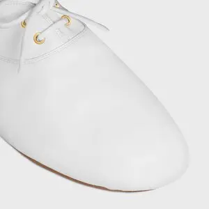 Celine Ballet Lace-up Shoe In Lambskin