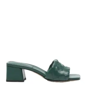 Bottega Veneta Parco High-heeled Sandals - Green