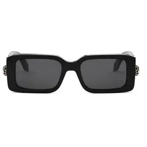 BVLGARI Rectangular Frame Sunglasses - Black