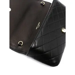 Saint Laurent Gaby Chain Phone Holder - Black