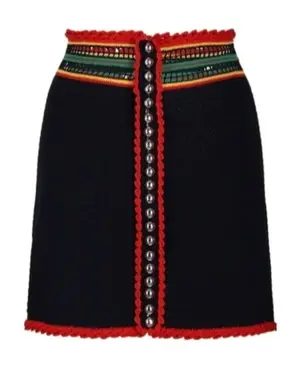 Rabanne Macramé Miniskirt