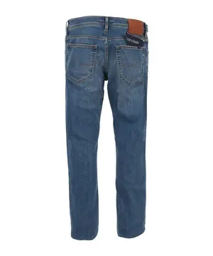 Jacob Cohen Logo Patch Straight-leg Jeans