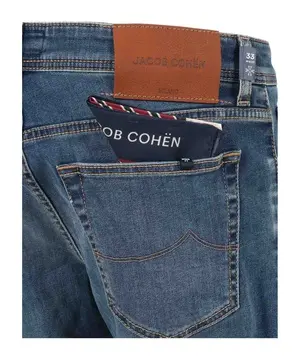 Jacob Cohen Logo Patch Straight-leg Jeans