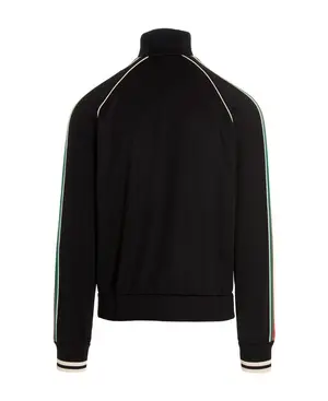 Gucci Technical Jersey Zip Jacket With Interlocking G