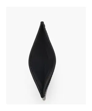 Marc Jacobs Logo-print Leather Cardholder - Black