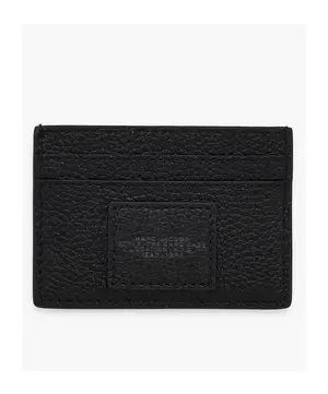 Marc Jacobs Logo-print Leather Cardholder - Black