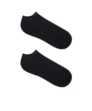 Zegna Cotton Blend Socks - Navy Blue