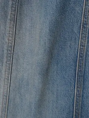 HAIKURE Denim Long Midi Skirt