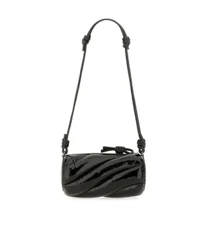 Fiorucci Zippered Shoulder Bag - Black