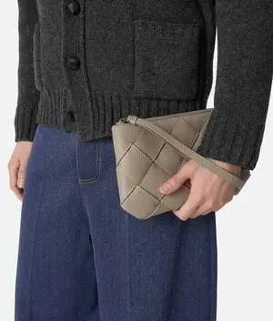 Bottega Veneta Diago Medium Pouch - Limestone/natural