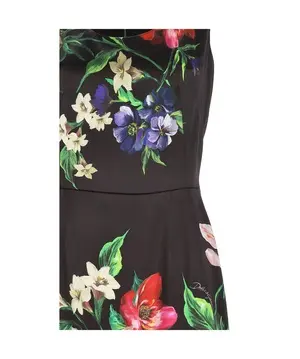 Dolce & Gabbana Sleeveless Floral Print Dress