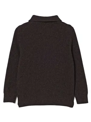 Brunello Cucinelli Zip Polo Shirt With Ribbed Hem