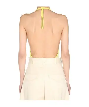 Bottega Veneta Halterneck Mesh Bodysuit