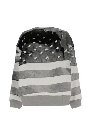 Palm Angels Star Printed Crewneck Sweatshirt