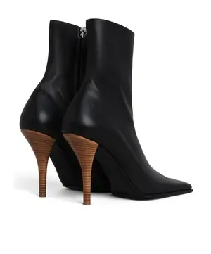 Alaïa Soft Square Ankle Boots - Black