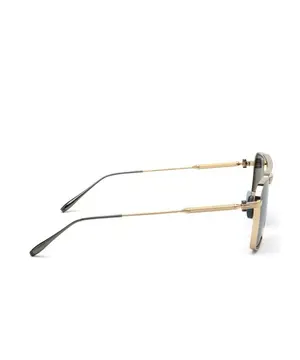 AKONI Square Frame Full Rim Sunglasses - Green