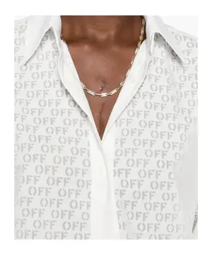 Off-White Patterned Shirt