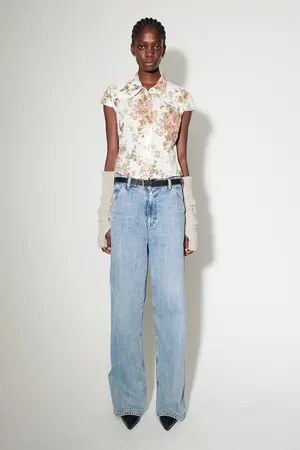 Our Legacy High-rise Wide-leg Jeans