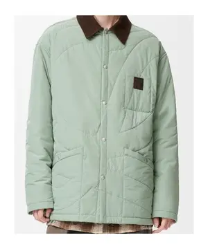 Loewe Padded Overshirt In Technical Shell - Turquoise