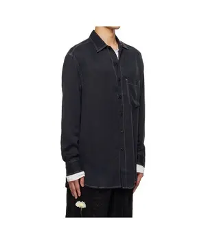 SONG FOR THE MUTE Long Sleeve Button-up Shirt