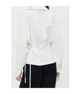 IRO PARIS Wrap-tie Blouse With Asymmetrical Closure