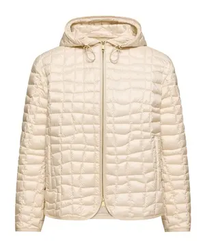 Moncler Zip-up Quilted Hooded Jacket