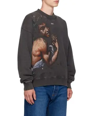 Off-White Bacchus Crewneck Long-sleeved Sweatshirt