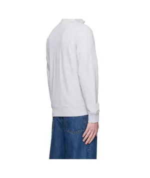 Maison Kitsuné Fox Head Zip-up Sweatshirt - White