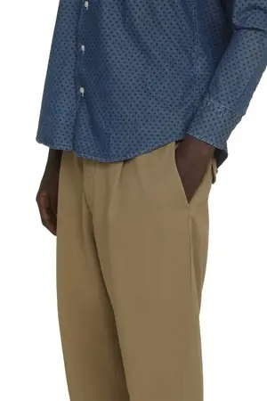 DONDUP Adam Stretch Chino Pants - Brown