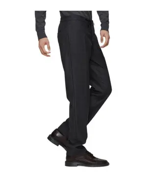 MAISON MARGIELA Drawstring Tailored Trousers - Dark Gray
