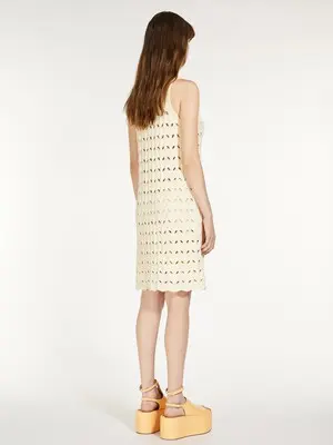 Sportmax Rivolo Crochet Knit Mini Dress