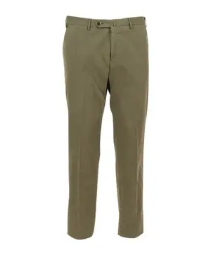 PT TORINO Slim Fit Chino Trousers - Green