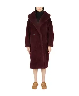 Max Mara Tedgirl Long Coat - Red