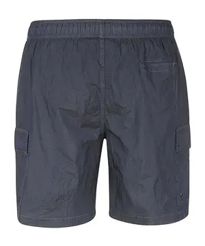 DONDUP Drawstring Waist Swim Shorts With Cargo Pockets