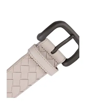 Bottega Veneta Braided Leather Belt - Nude