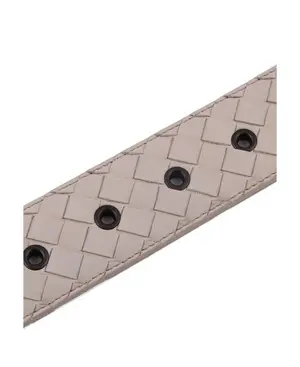 Bottega Veneta Braided Leather Belt - Nude