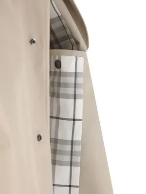 Burberry Embroidered Gabardine Jacket - Fossil