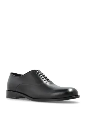Giorgio Armani Almond Toe Lace-up Derby Shoes