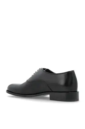 Giorgio Armani Almond Toe Lace-up Derby Shoes