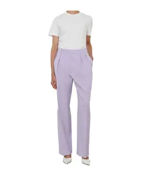 Wardrobe.NYC Tailored Tapered Low-rise Casual Pants