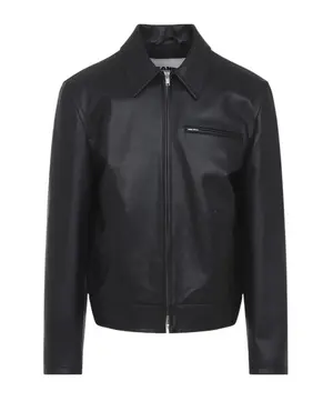 JIL SANDER Zip-front Leather Jacket
