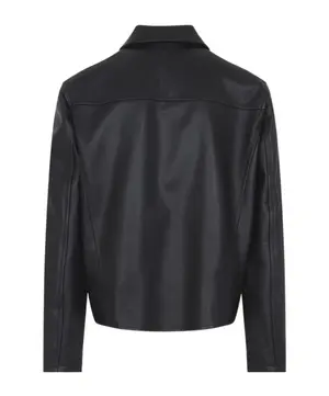 JIL SANDER Zip-front Leather Jacket