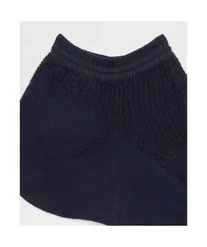 Zegna Cotton Blend Socks - Navy Blue