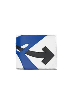 Off-white Printed Wallets For Men