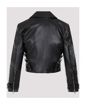 Givenchy Zip-up Biker Jacket With Pointed Collar